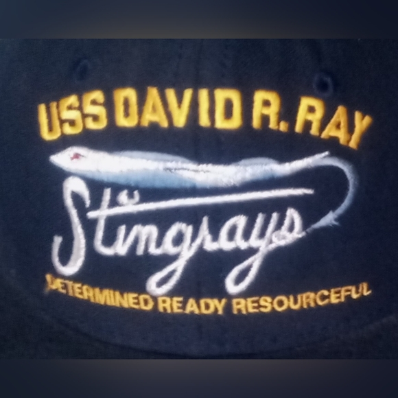 the CORPS | Accessories | Vintage Uss David R Ray Stingrays Embroidered ...